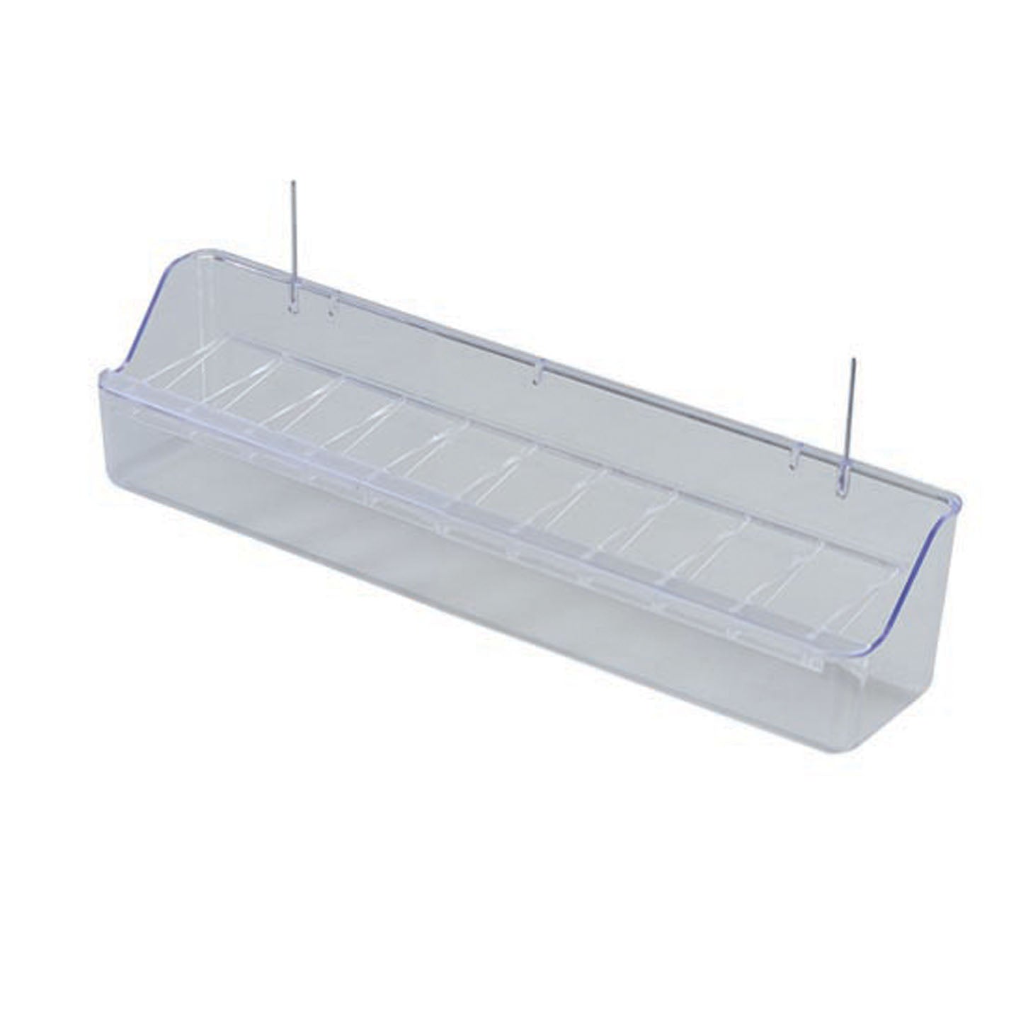 Clear 11 in Long Bird Feeder With Grid – The Canary Finch Store