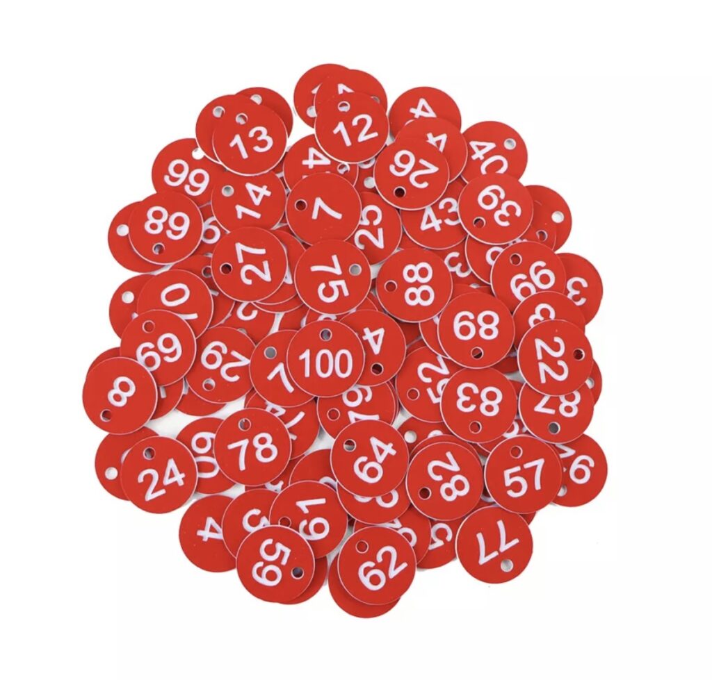 Cage Number set 1-20 – The Canary Finch Store